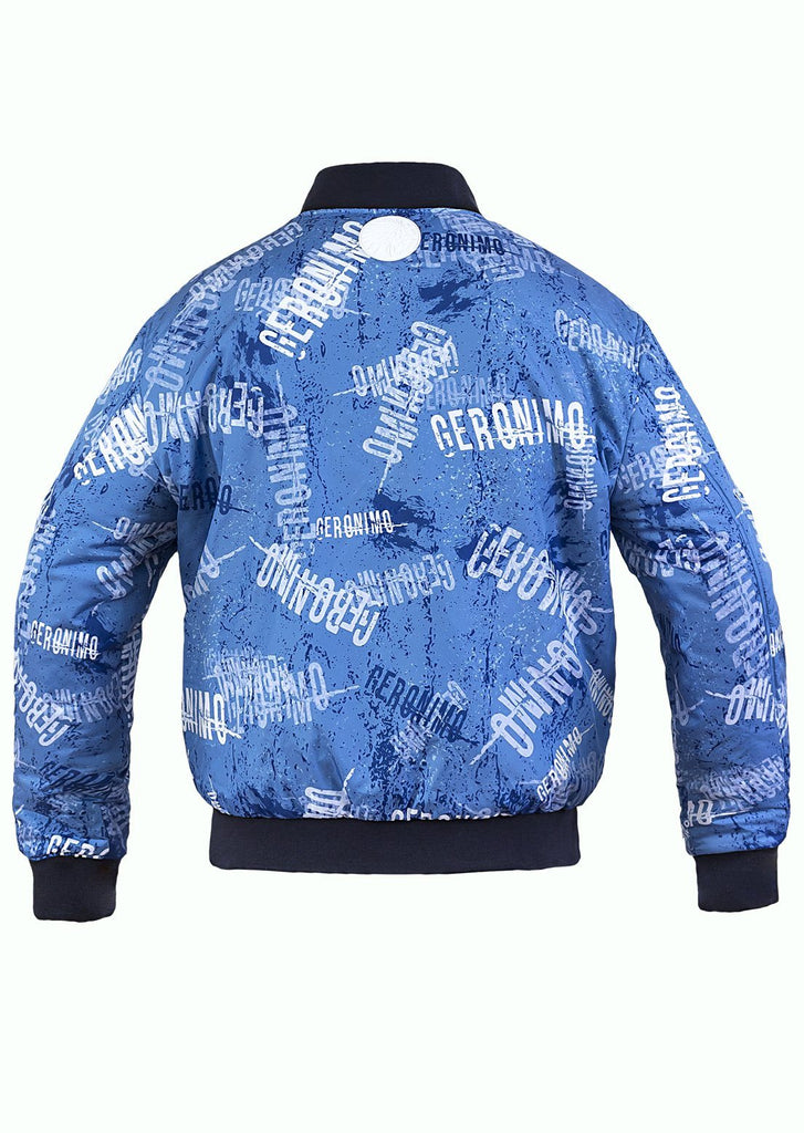VESTE DOUBLE FACE HOMME GERONIMO BLUE TEXTURE – GeronimoFrance